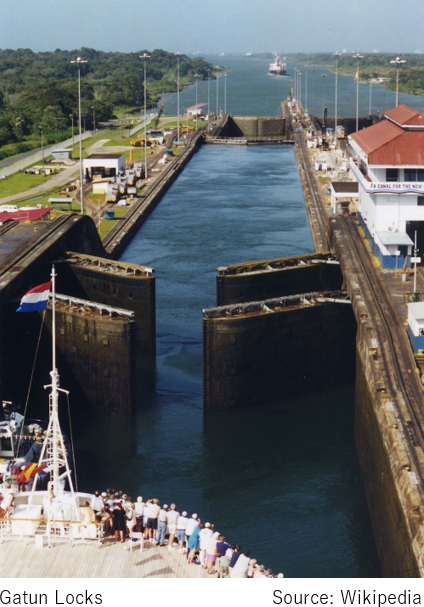 Global Choke Points (Bottleneck for Maritime Transport) - Panama Canal